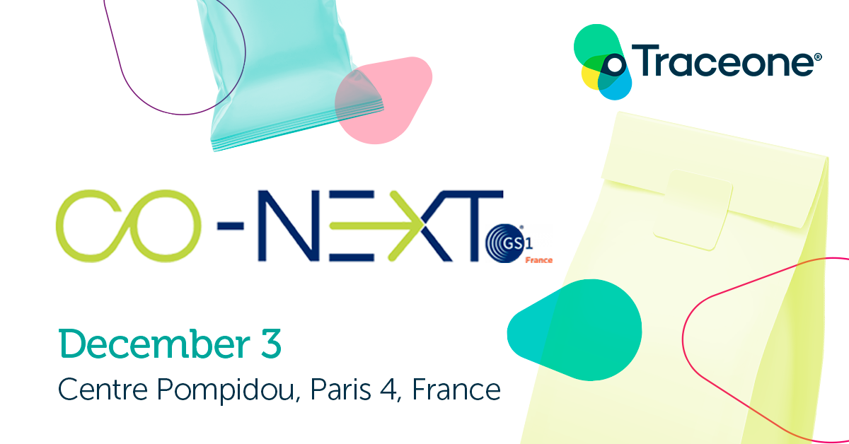 Visit Trace One at the Co-Next 2024 by GS1 France December 3 in Paris